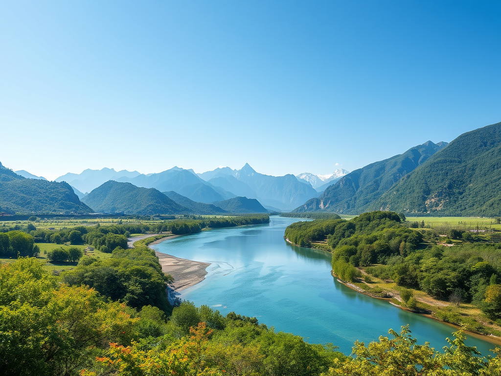 eastern green far mountain river – KenBlog, ケンブログ